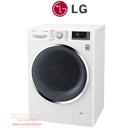 ΠΛΥΝΤΗΡΙΟ ΣΤΕΓΝΩΤΗΡΙΟ LG F4J8FH2W (9Kg ΠΛΥΣ / 6Kg ΣΤΕΓ / 1400RPM) STEAM ...