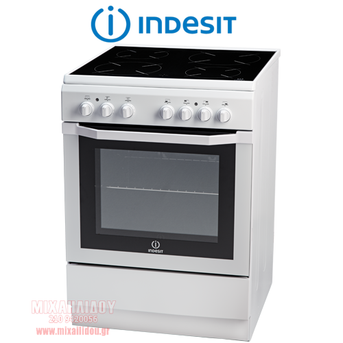 ΚΟΥΖΙΝΑ ΕΛΕΥΘΕΡΗ ΚΕΡΑΜΙΚΗ INDESIT I6VMH2A(W)/GR
