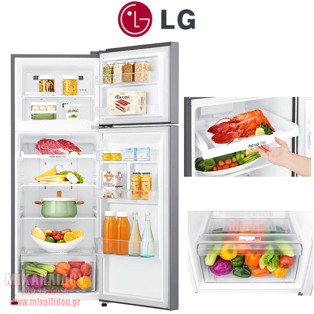 ΨΥΓΕΙΟ ΔΙΠΟΡΤΟ LG GTB362PZCMD ΕΛΛΗΝΙΚΗΣ ΑΝΤΙΠΡΟΣΩΠΕΙΑΣ