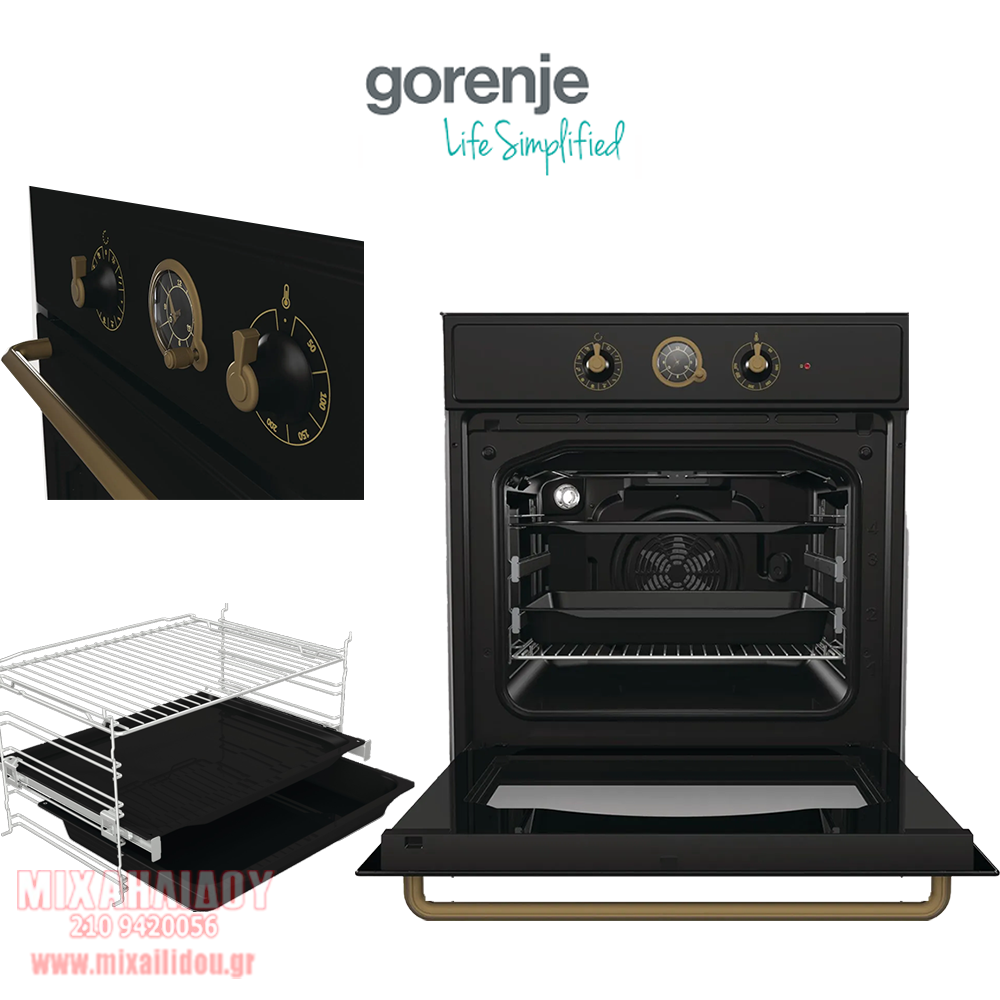ΣΕΤ ΕΝΤΟΙΧΙΣΜΟΥ ΦΟΥΡΝΟΣ ΕΣΤΙΑ GORENJE BOS67372CLB & EC642CLB ΕΛΛΗΝΙΚΗΣ ...