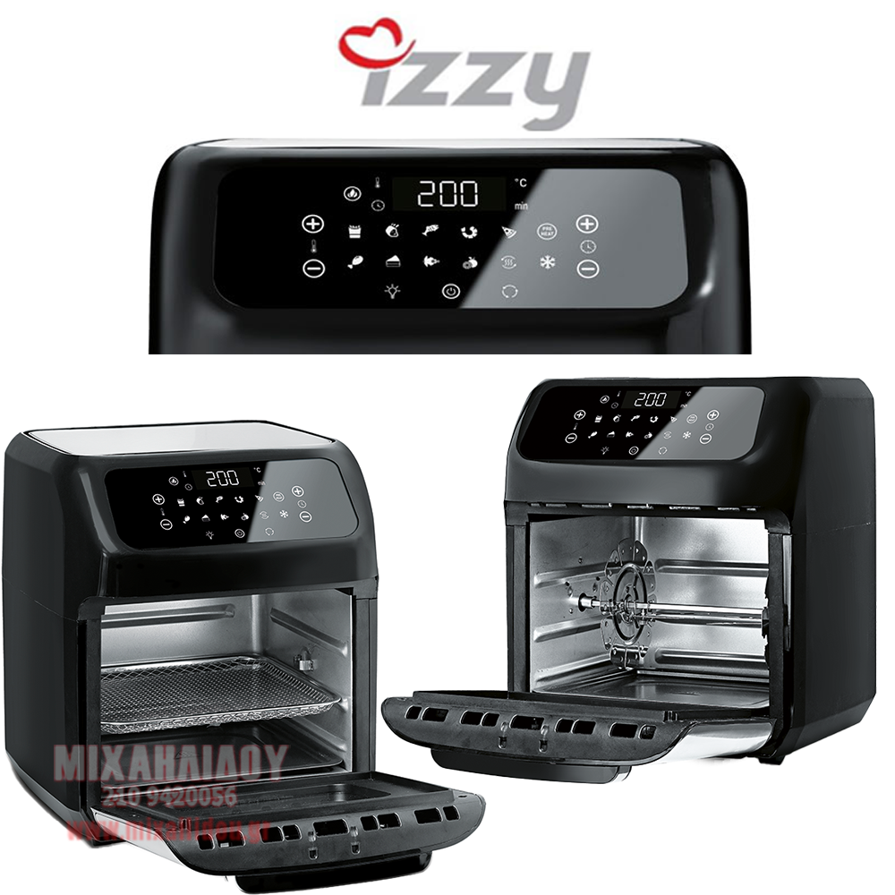 ΦΡΙΤΕΖΑ IZZY AIR FRYER & ΦΟΥΡΝΑΚΙ IZ-8205 12Lt 6 ΣΕ 1