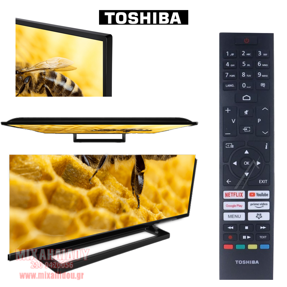 ΤΗΛΕΟΡΑΣΗ TOSHIBA LED 55UA3263DG 4K ANDROID SMART TV