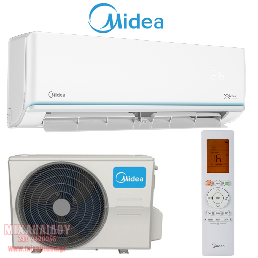 ΚΛΙΜΑΤΙΣΤΙΚΟ MIDEA XTREM ECO AG2Eco-24NXD0-I / AG2Eco-24N8D0-O (24.000 ...