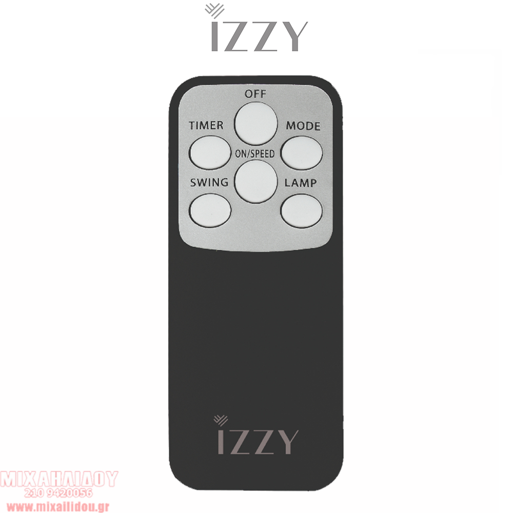 ΑΝΕΜΙΣΤΗΡΑΣ ΔΑΠΕΔΟΥ ΟΡΘΟΣΤΑΤΗΣ IZZY IZ-9042 BLACK